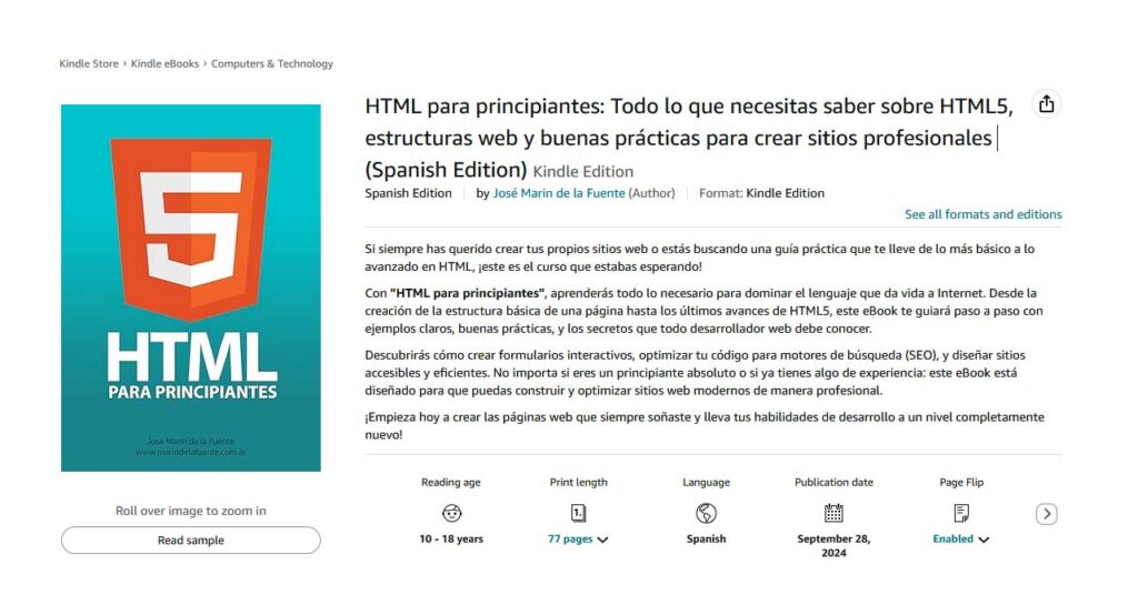 Ebook: HTML para principiantes: Todo lo que necesitas saber sobre HTML5